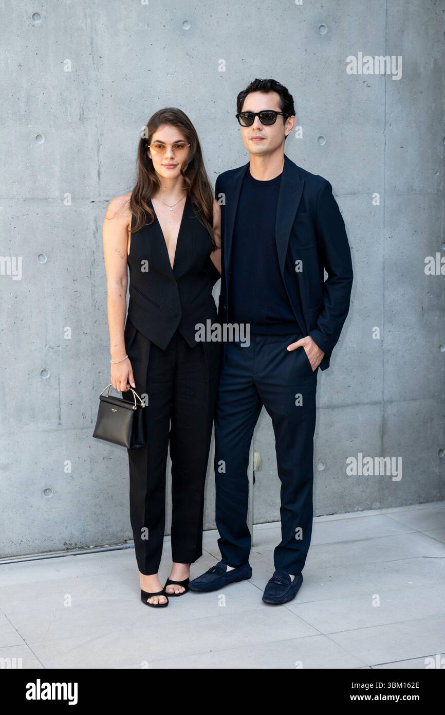 Erin Feherty, Max Minghella Milan Fashion Week - Men S/S 2026 Giorgio ...