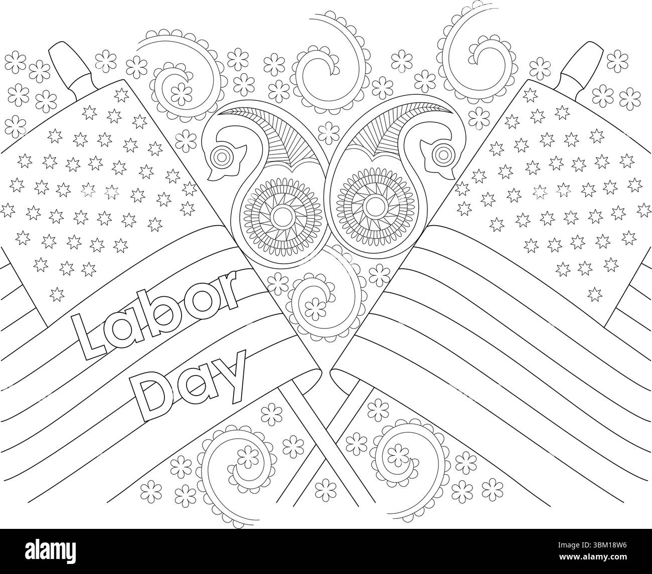 Flags day usa Black and White Stock Photos & Images - Alamy