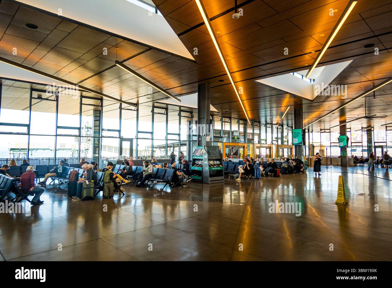 Seattle Ferry Terminal at Colman Dock, Seattle, Washington State, USA ...