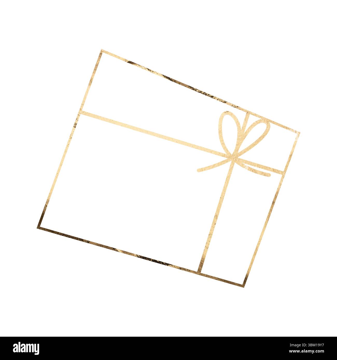 Golden luxury line art Cut Out Stock Images & Pictures - Alamy