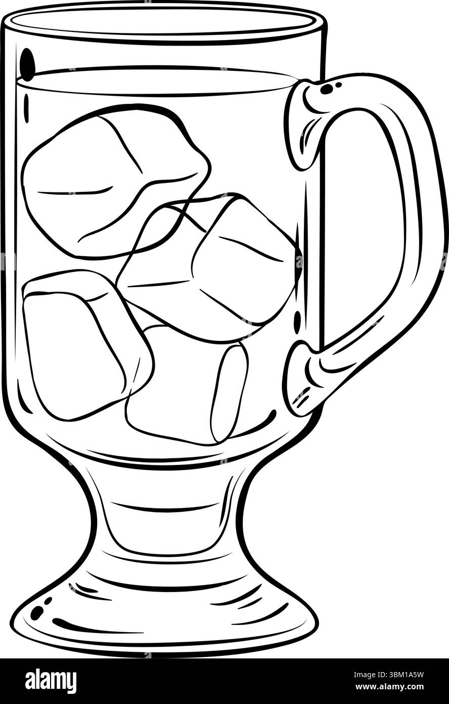 Herbal green tea mug Black and White Stock Photos & Images - Alamy