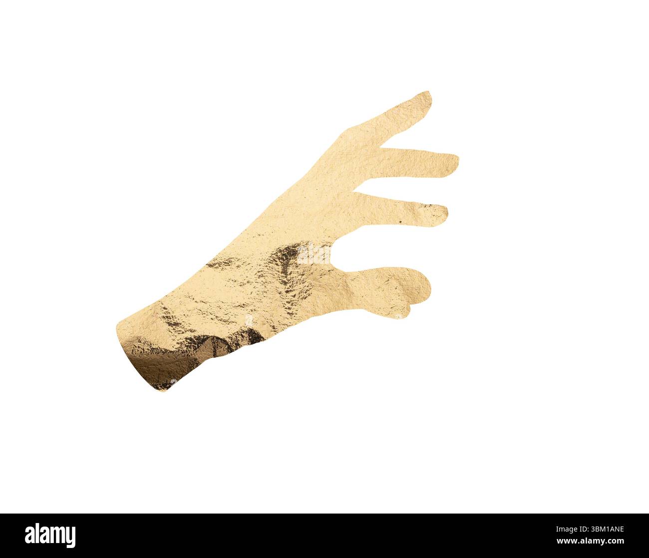 Gold finger silhouette Cut Out Stock Images & Pictures - Alamy