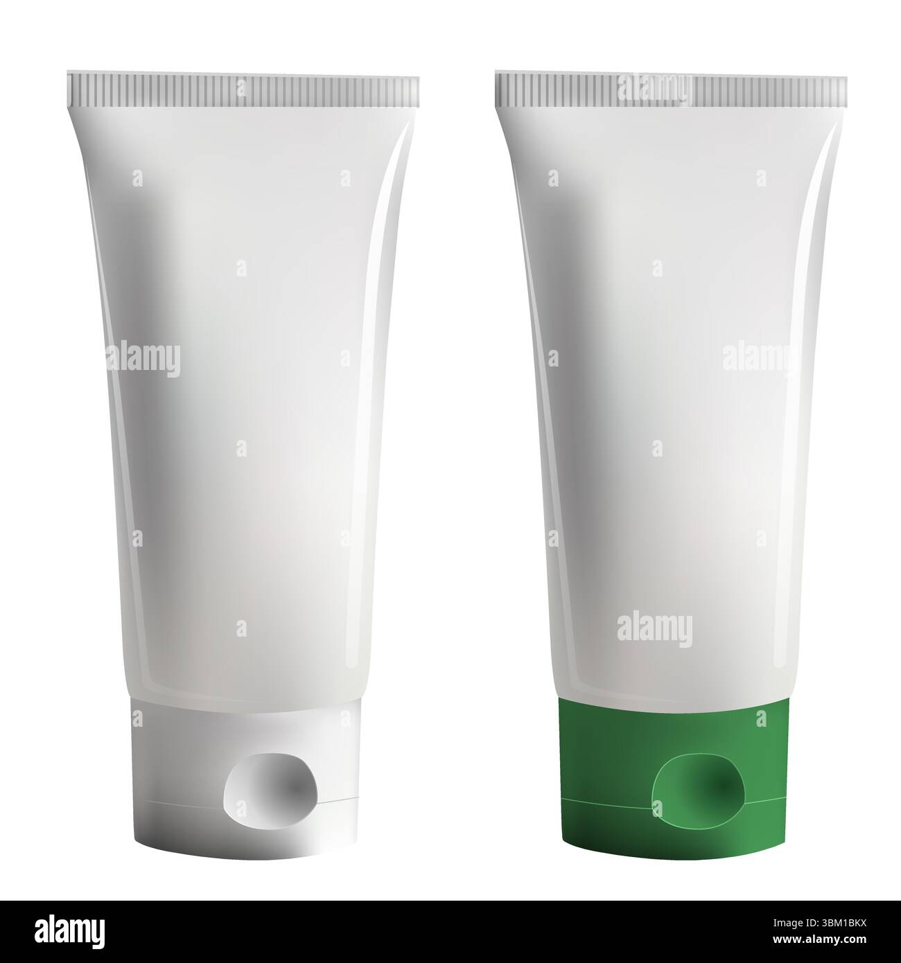 White skincare product tubes Stock Vector Images - Alamy