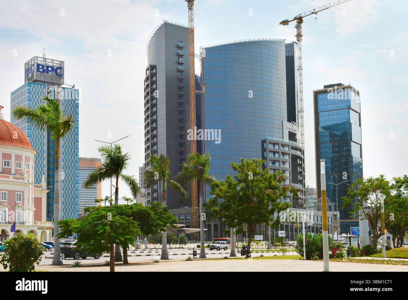 LUANDA, ANGOLA - FEB 06, 2025: Luanda Marginal - business downtown ...