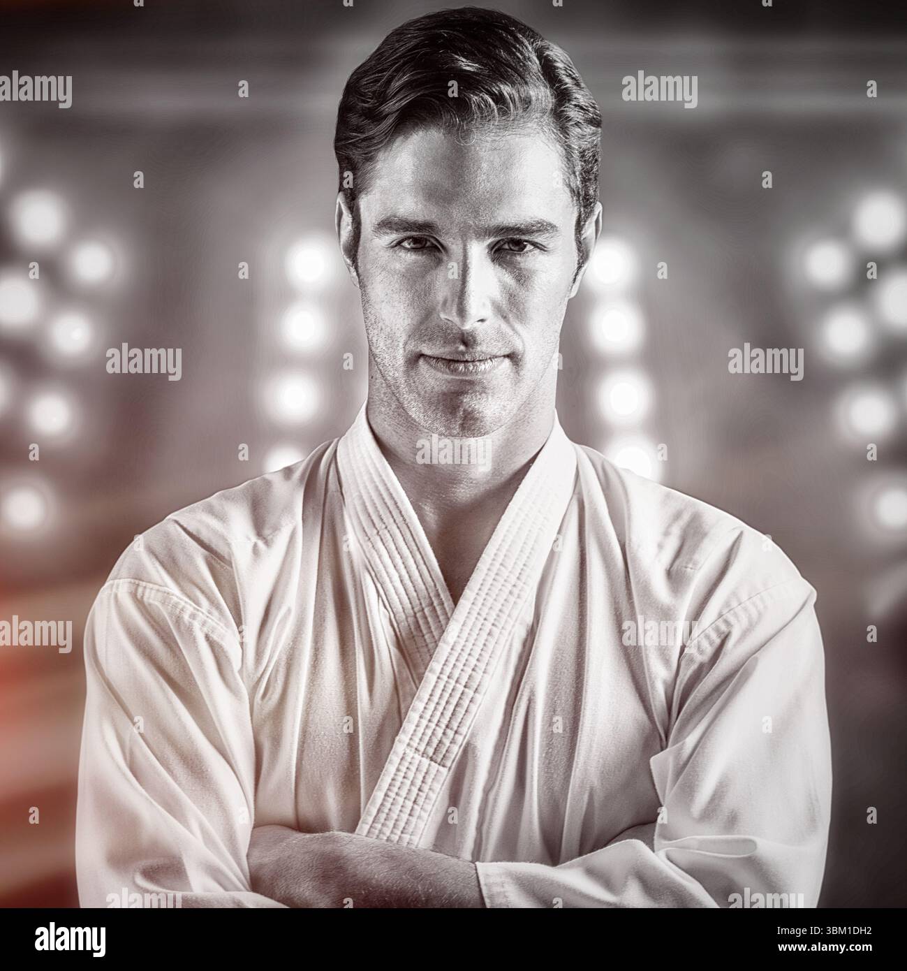 Portrait of confident male martial artist Stock Photo - Alamy