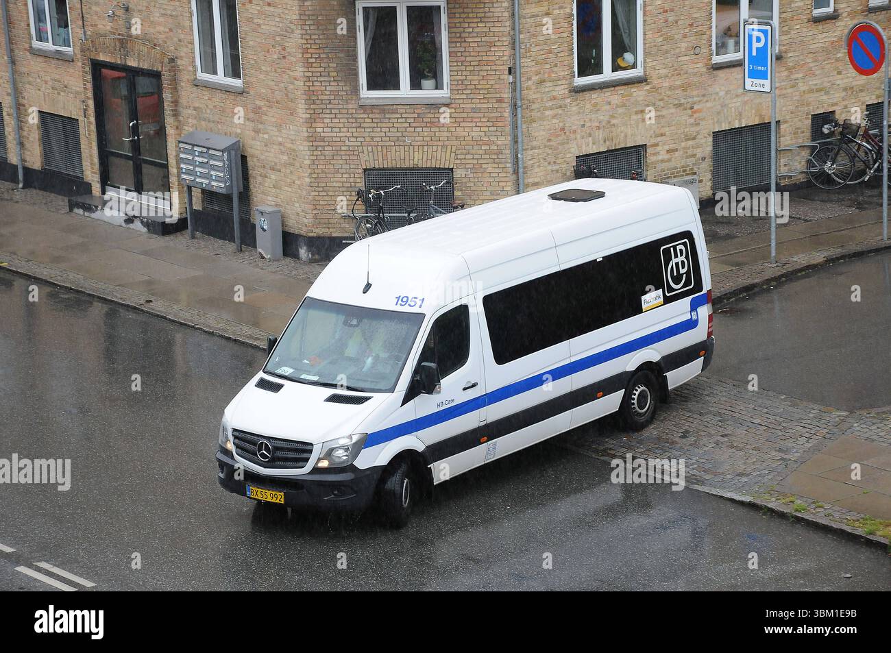 Copenhagen/ DenmarK/24 JUNE 2025/ HB-care senior transport van in ...