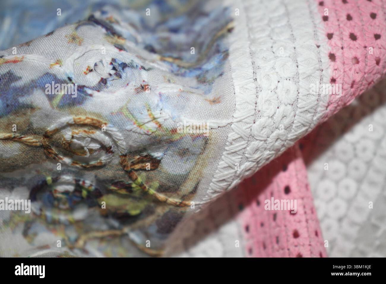 Embroidery pattern close up hi-res stock photography and images - Alamy
