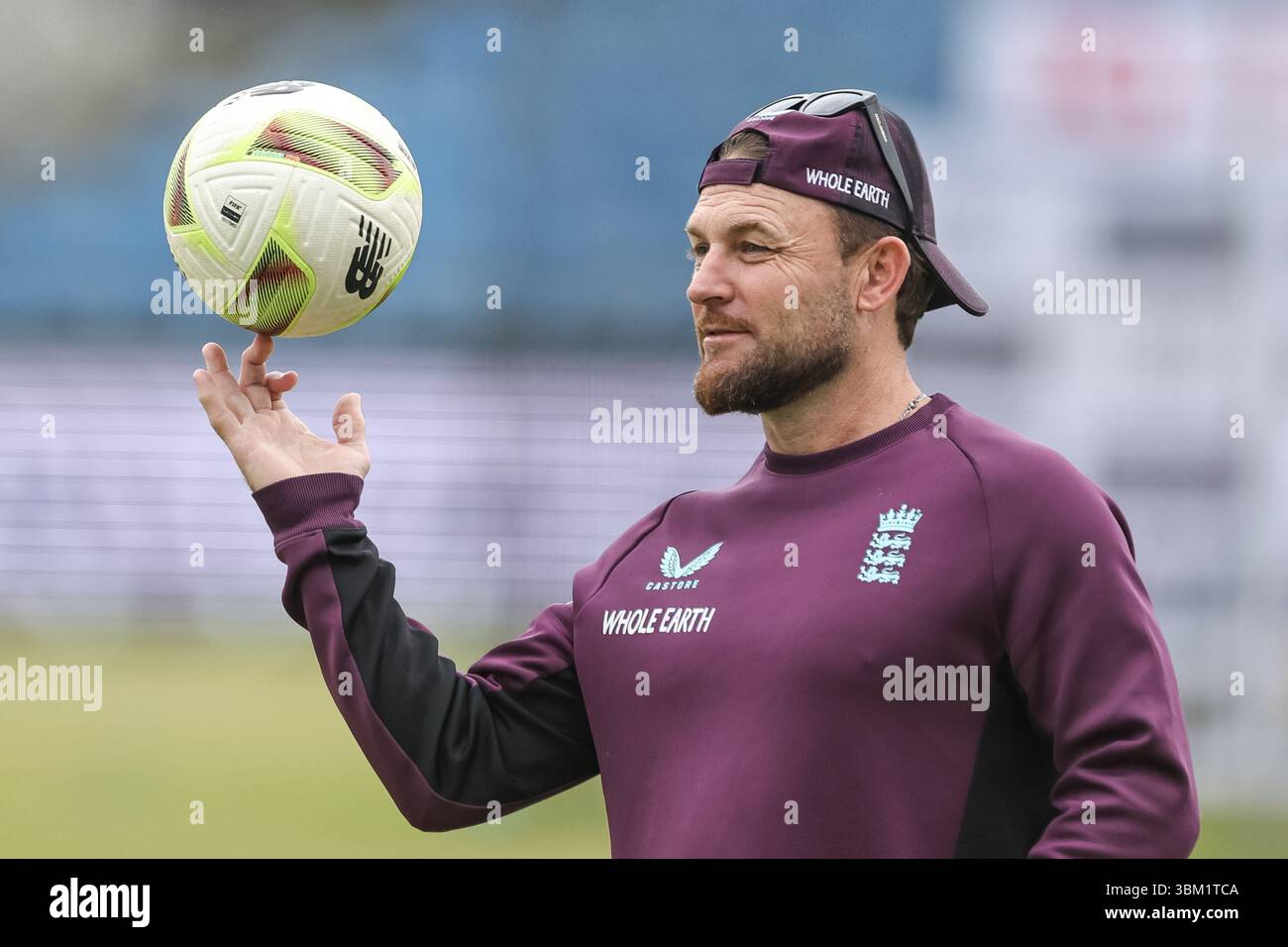 Leeds, UK. 24th June, 2025. Brendon McCullum head coach of England ...