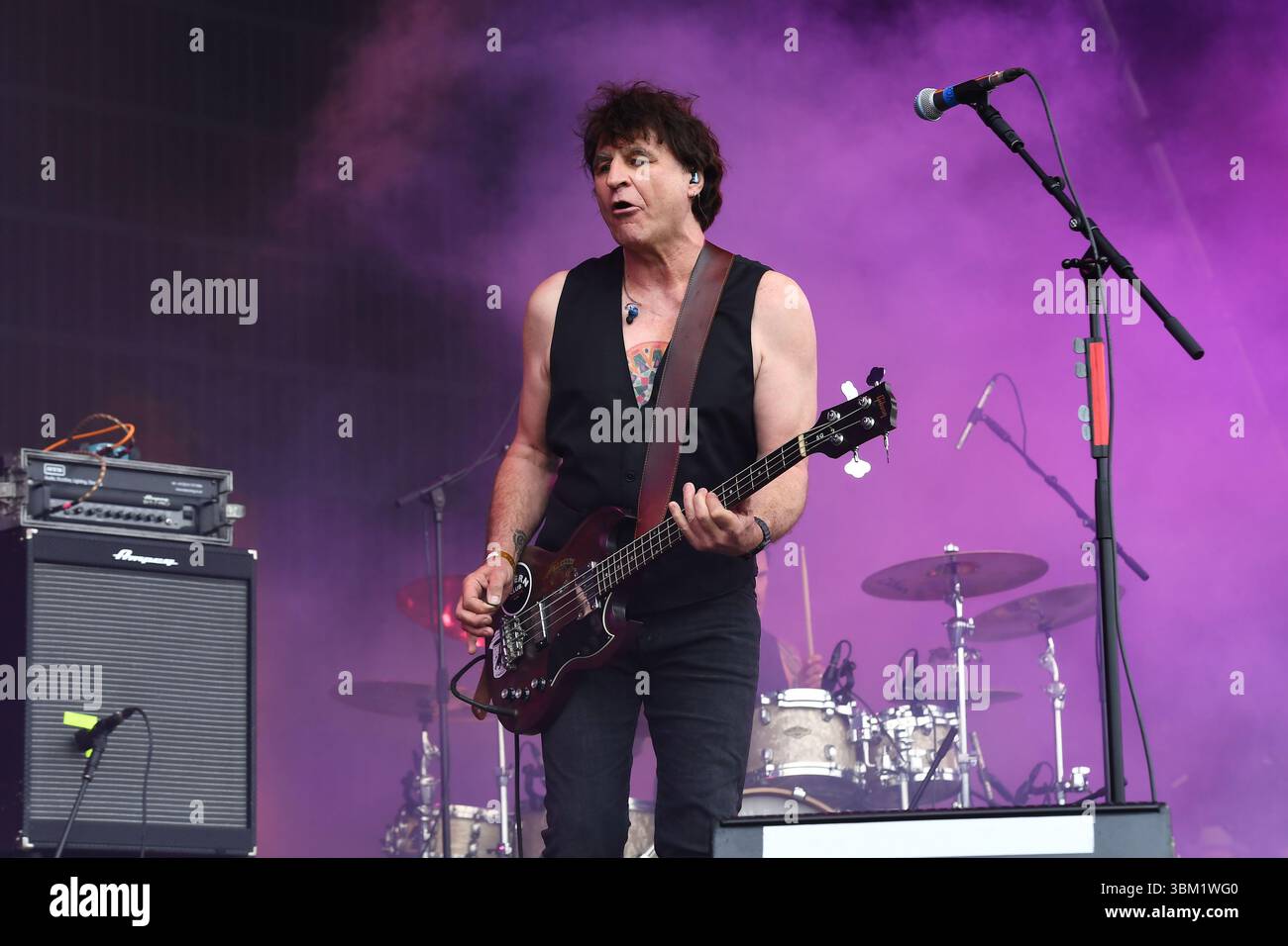 MILTON KEYNES, ENGLAND - JUNE 22: Mark Burgess of ‘The Chameleons ...