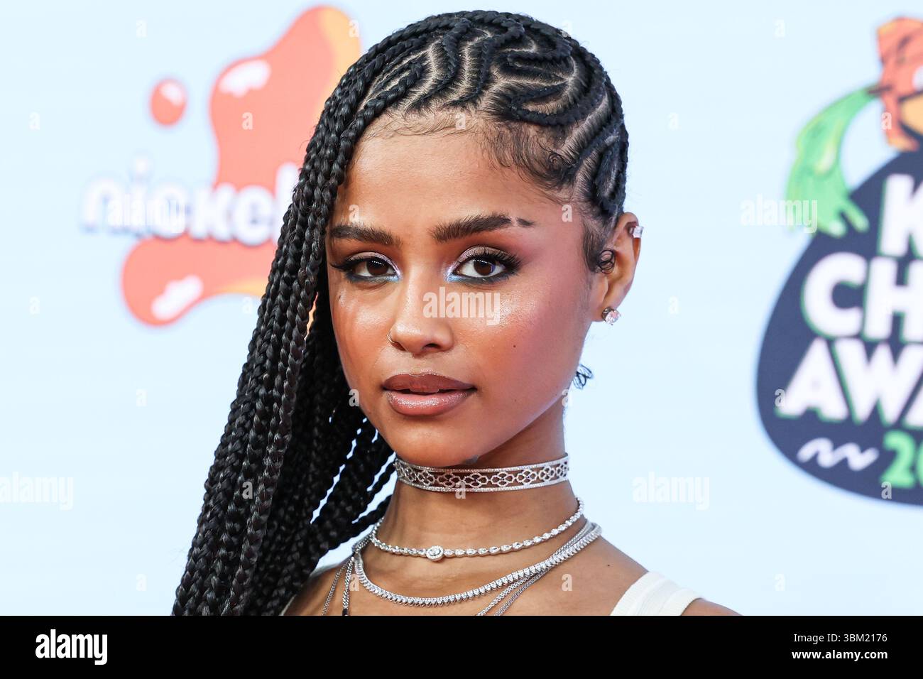 SANTA MONICA, LOS ANGELES, CALIFORNIA, USA - JUNE 21: South African singer and songwriter Tyla ...