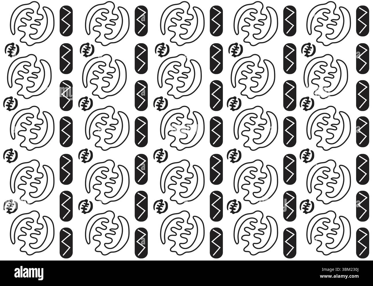 Batik fabric african Black and White Stock Photos & Images - Alamy