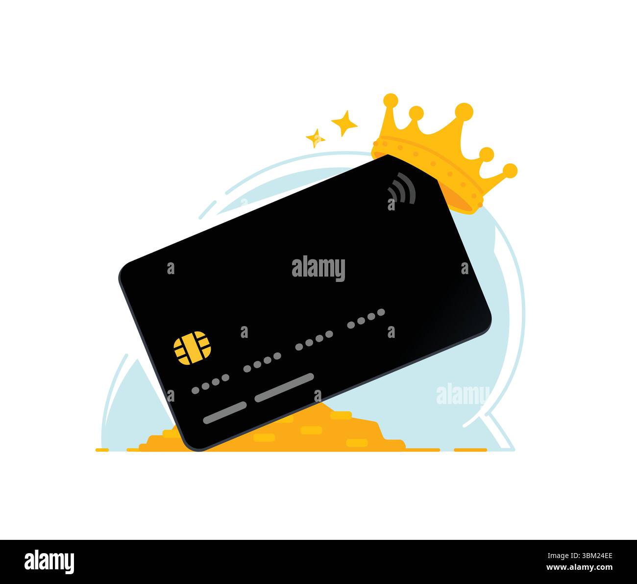 Bunch gold coins isolated Stock Vector Images - Alamy