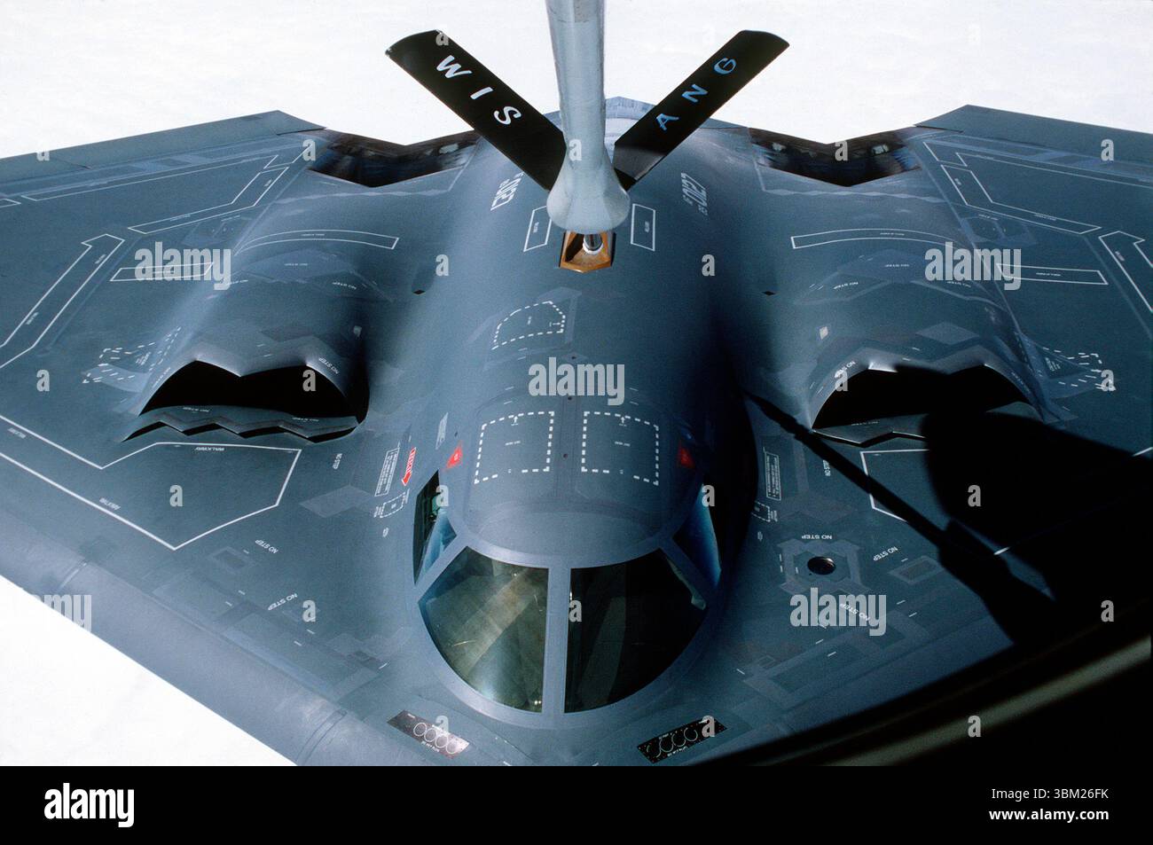 A B-2 "Spirit" stealth bomber, from the 509th Bomb Wing, Whiteman Air ...