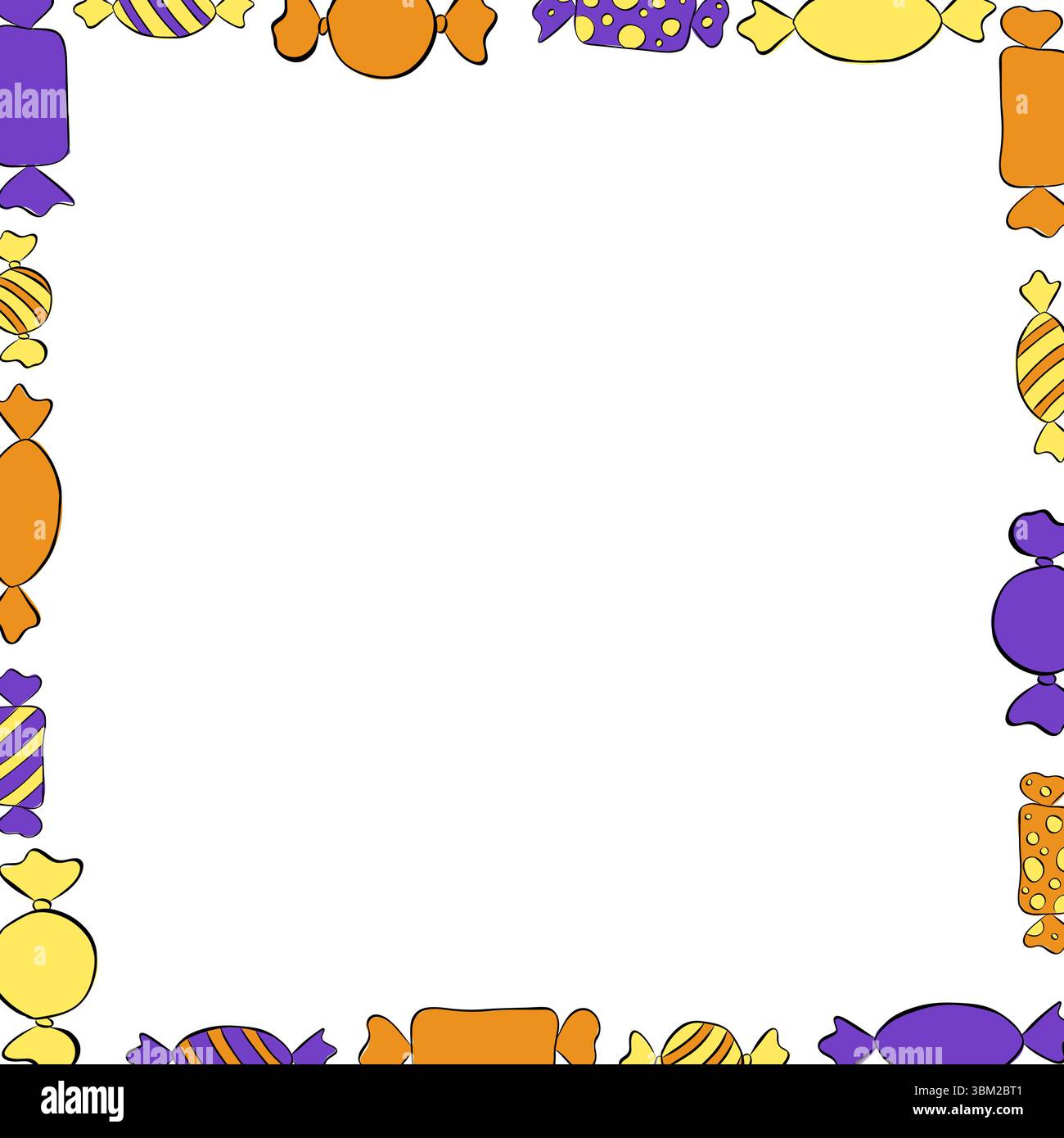Square sweets Stock Vector Images - Alamy