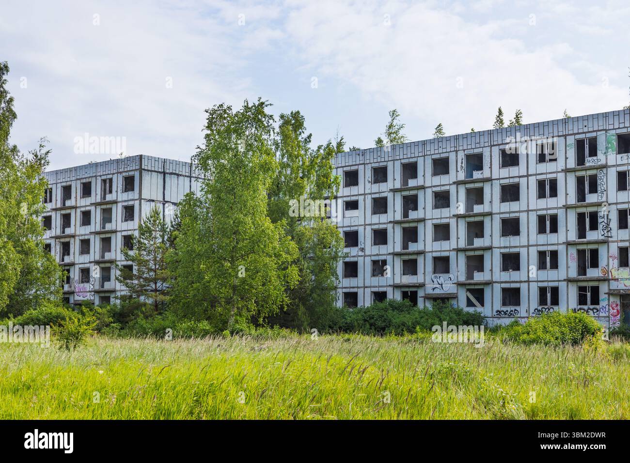 Abandoned Soviet Era Apartment Blocks in Irbene Ghost Town Latvia ...