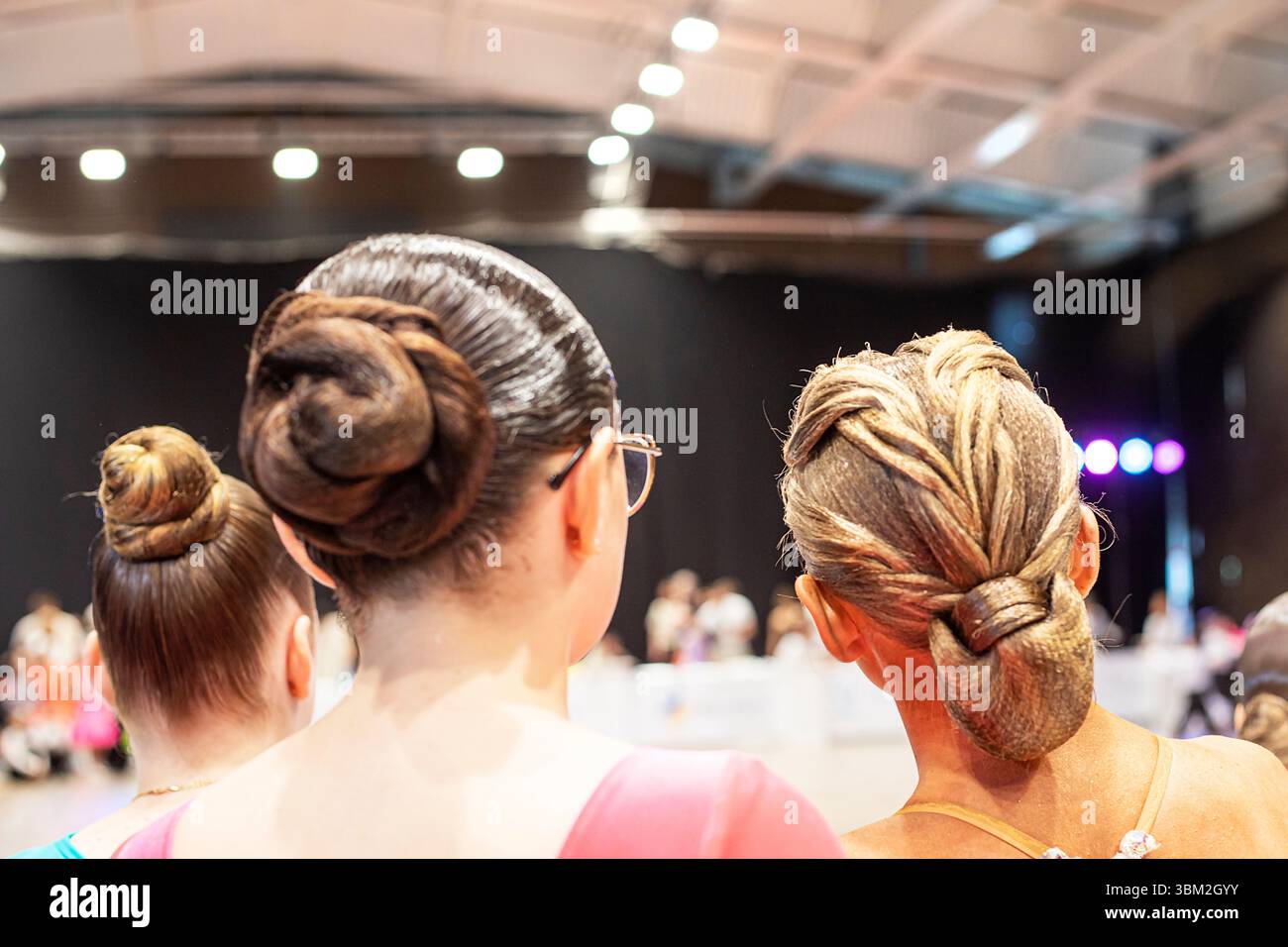 beautiful stylish hairstyle for ballroom dancing for the tournament ...