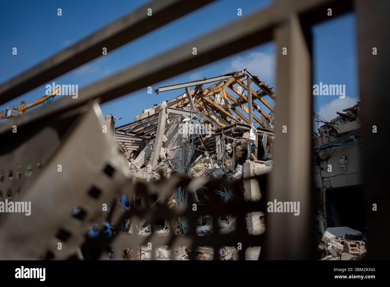 Tel Aviv, Israel. 22nd June, 2025. Iranian ballistic missile struck in ...