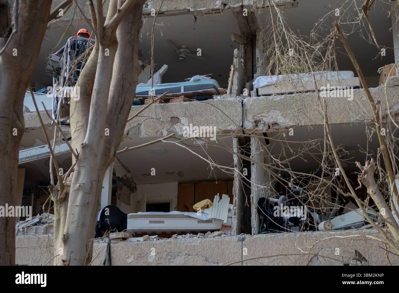 Tel Aviv, Israel. 22nd June, 2025. Iranian ballistic missile struck in ...