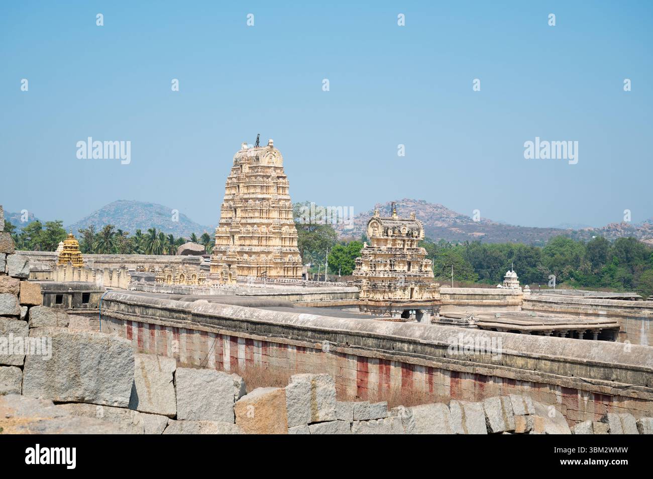 Virupaksha temple in Hampi, South India, historic monument of the ...
