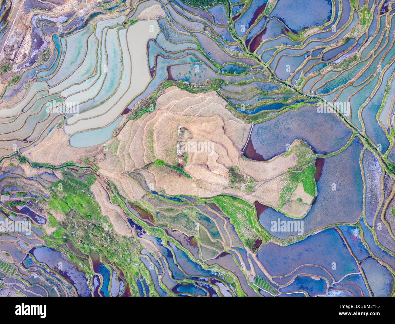 China's UNESCO Hani Rice Terraces, Yunnan, with a Panoramic View of the ...