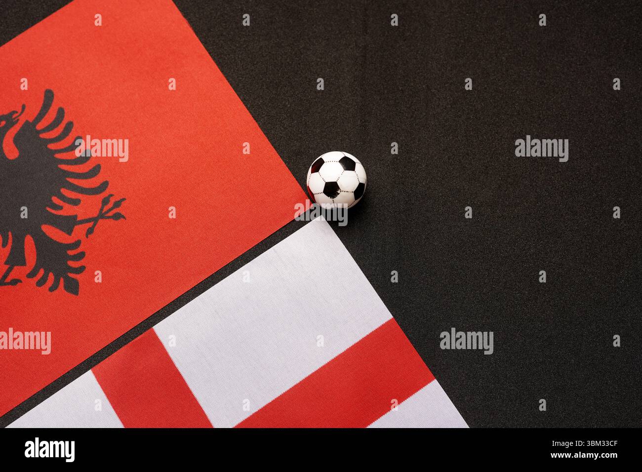 England albania flag hi-res stock photography and images - Alamy