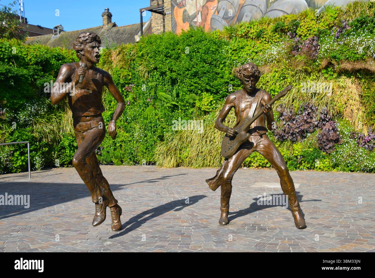 The Glimmer Twins sculpture, located at One Bell Corner on Dartford’s ...