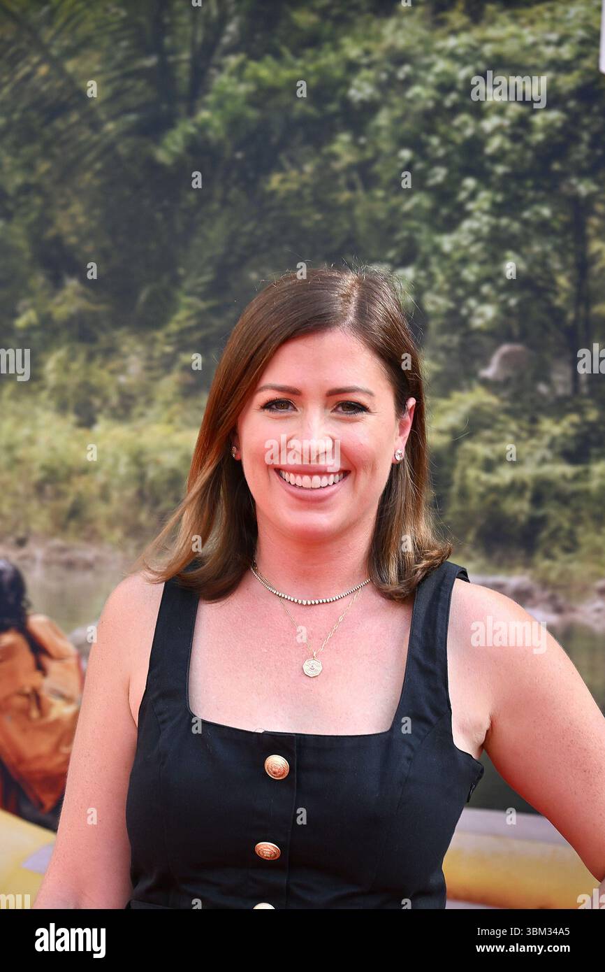 Chloe Melas attends the "Jurassic World Rebirth" Premiere on June 23 ...