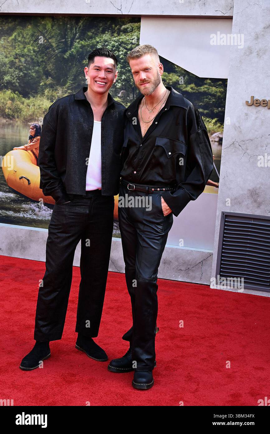 Mark Manio and Scott Youing attend the "Jurassic World Rebirth ...