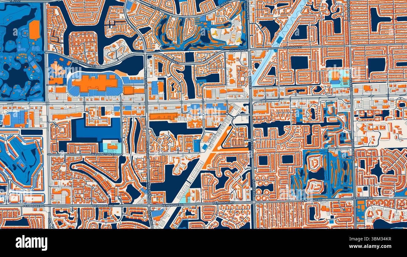 Map of pembroke hi-res stock photography and images - Alamy