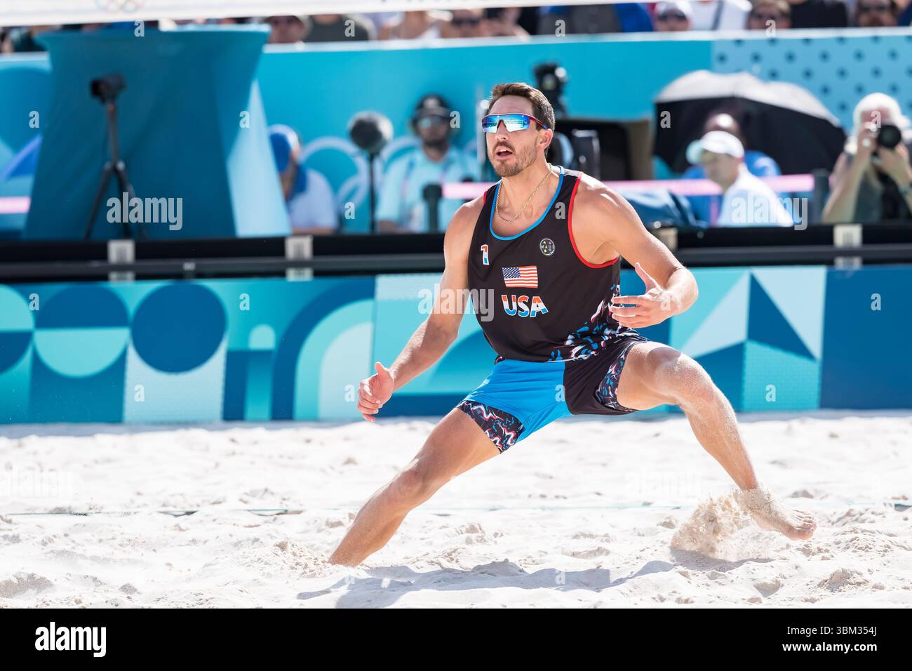 United States Defender MILES EVANS (USA) (1) prepares for a ball during ...
