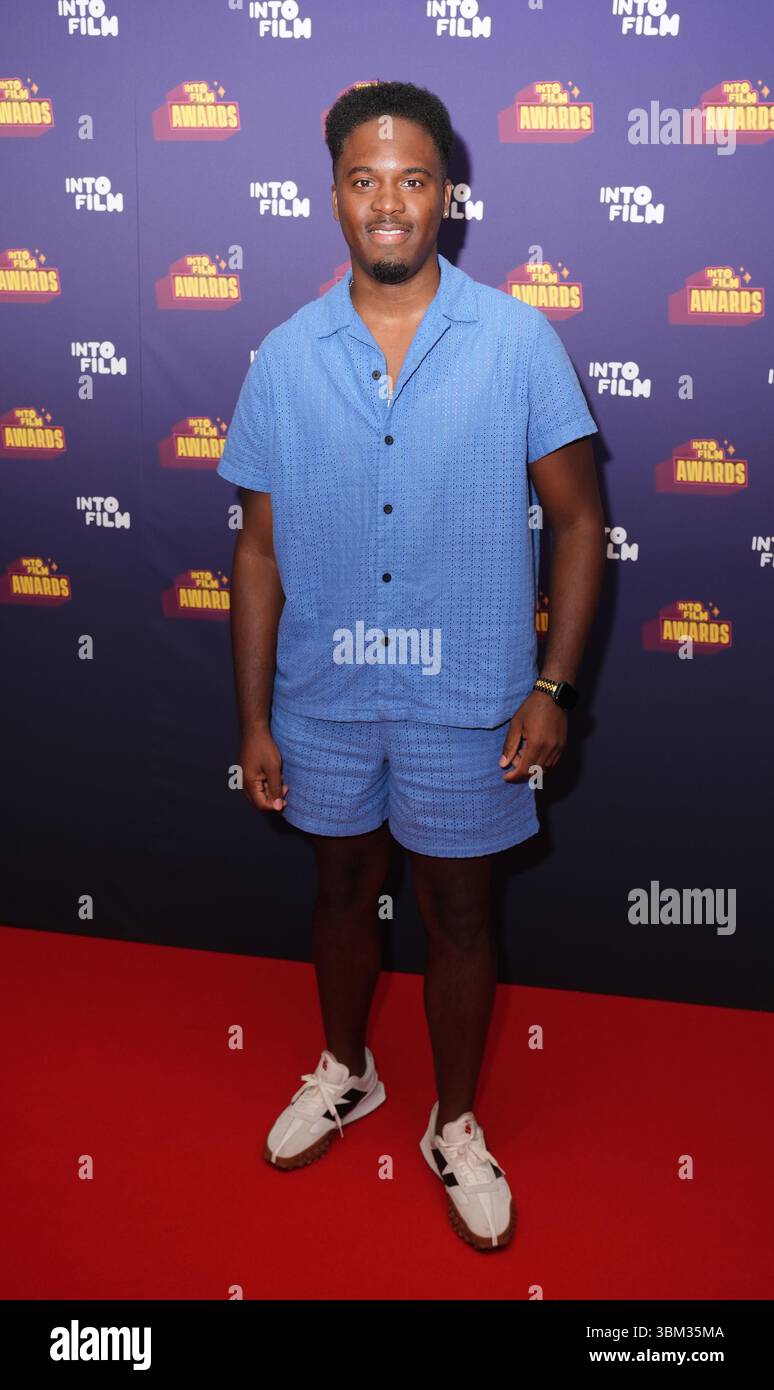 Amani Simpson attending the Into Film Awards at Odeon Luxe, Leicester ...
