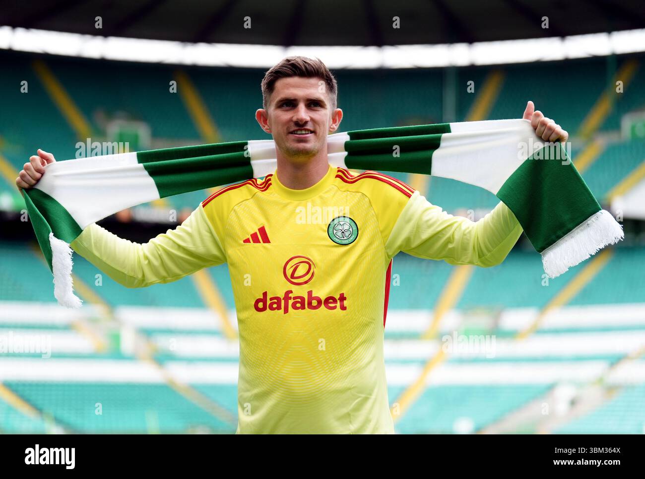 Celtic new signing Ross Doohan during a photocall at Celtic Park ...