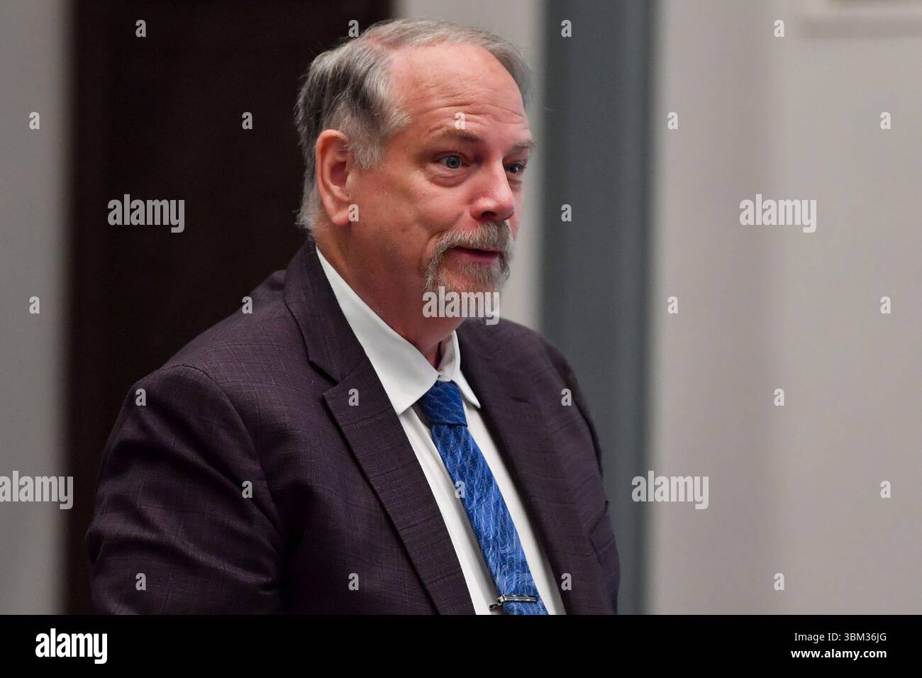 Rep. Frank Burns, D-Del., speaks during the Delaware Legislative ...