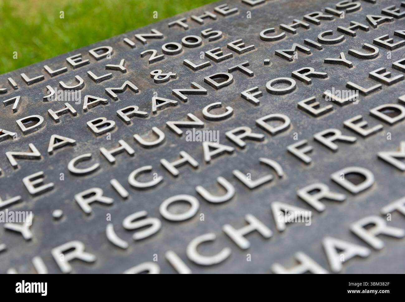 The 7 July Memorial, a permanent memorial to honour the victims of the ...