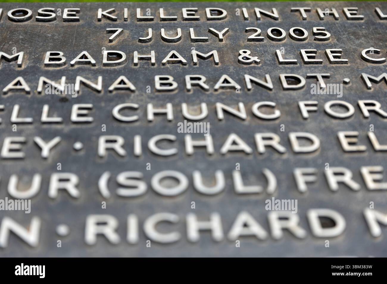 The 7 July Memorial, a permanent memorial to honour the victims of the ...