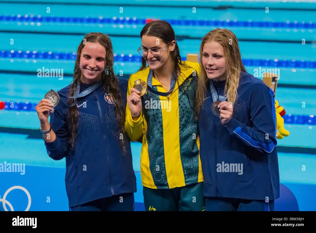 REGAN SMITH (USA), KAYLEE McKEOWN (AUS), and KATHERINE BERKOFF (USA ...