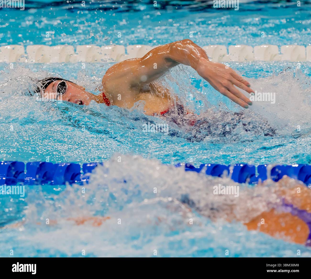 Gretchen Walsh (USA) of The United States, swims in the Women's 100m ...