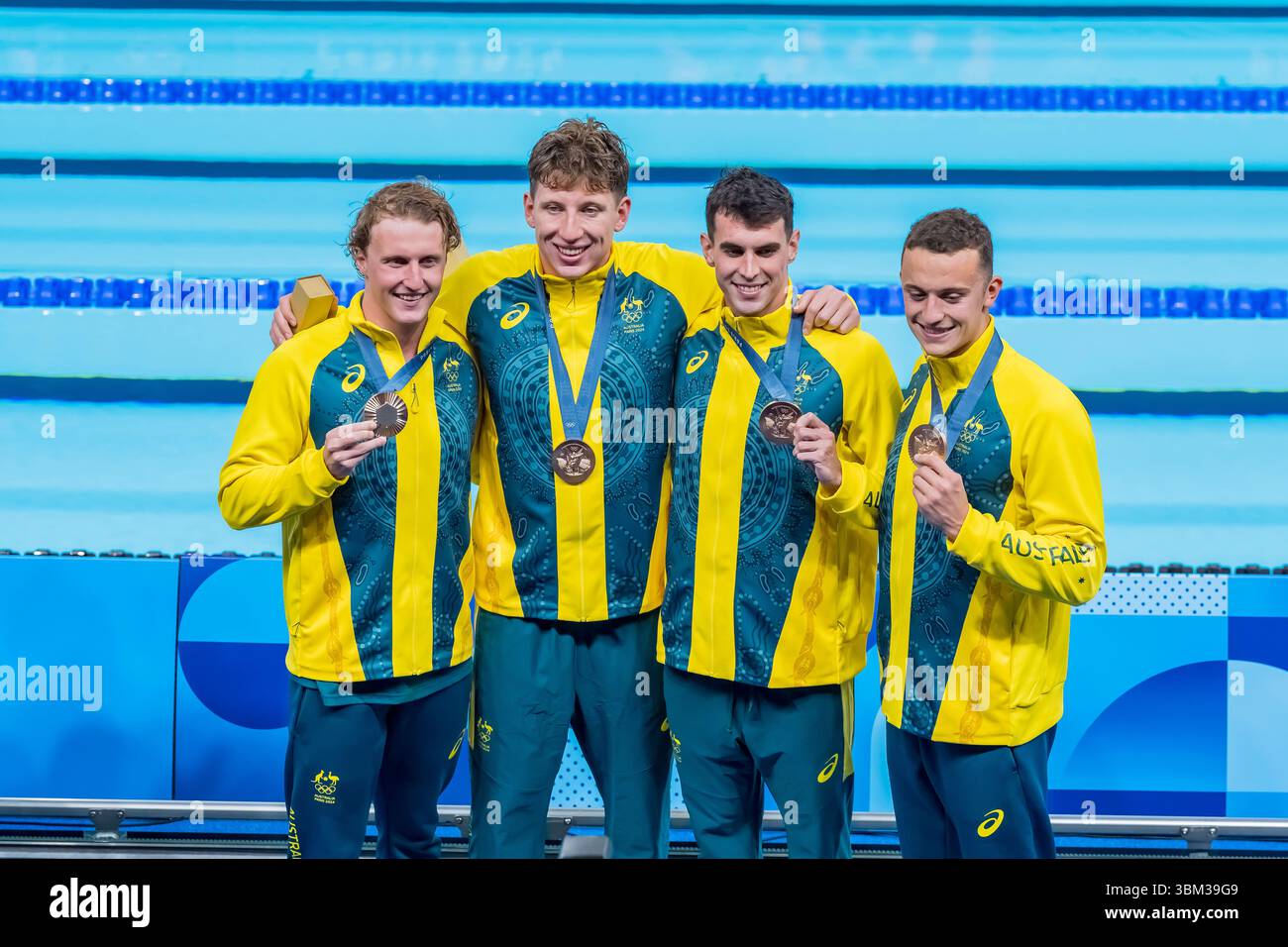 Flynn Southam (AUS), Thomas Neill (AUS), Elijah Winnington (AUS), and ...