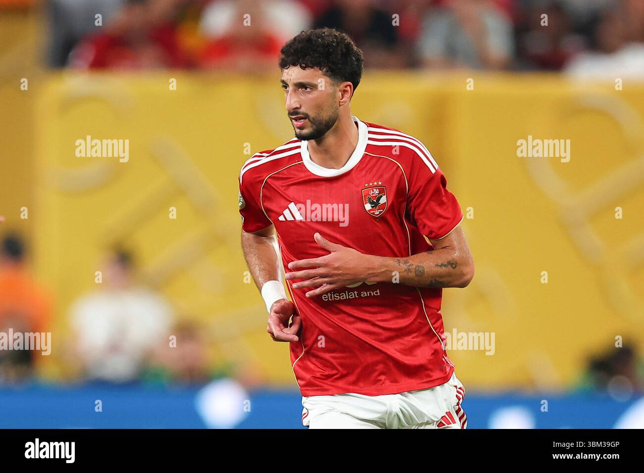 EAST RUTHERFORD, NJ - JUNE 23: Wessam Ablu Ali #9 of Al Ahly during the ...
