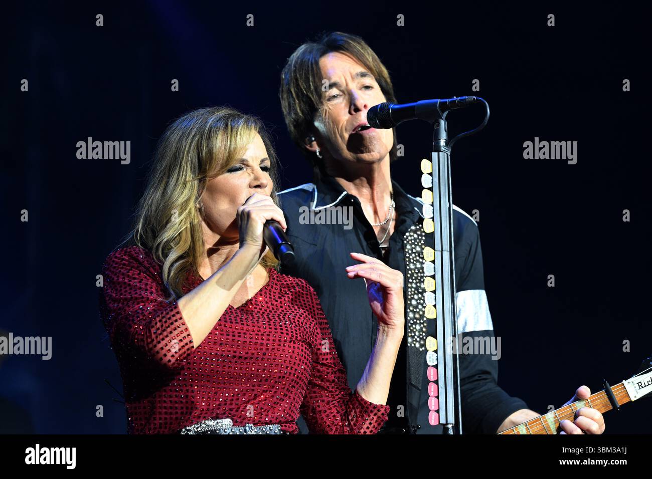 Munich, Germany. 23rd June, 2025. Singer Lena Philipsson and Per Gessle ...