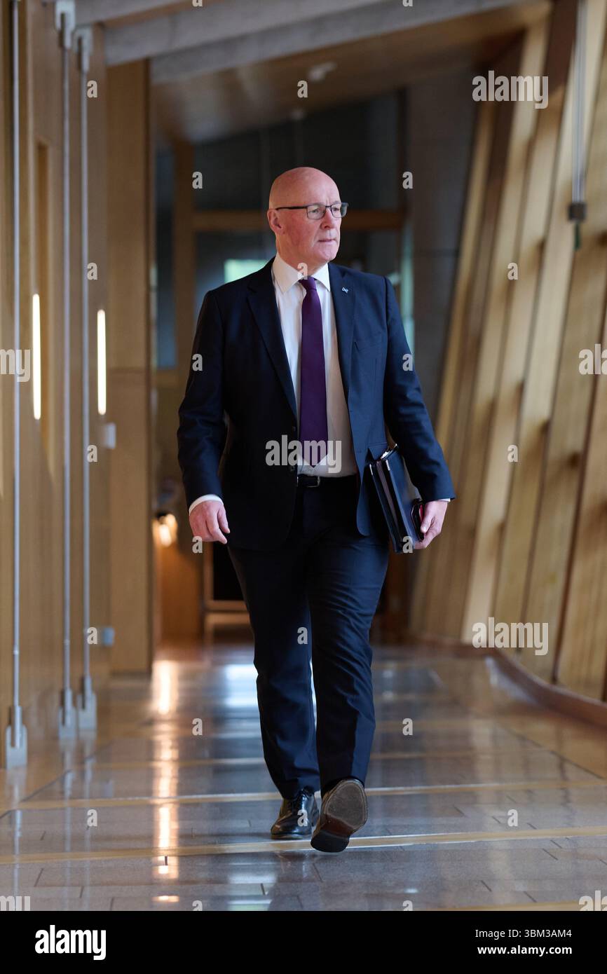 Edinburgh Scotland, UK 24 June 2025. First Minister John Swinney MSP at ...