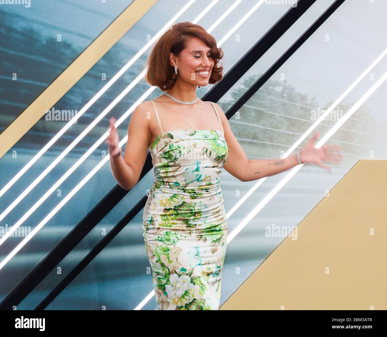 Rachel Agatha Keen, known as Raye, attends the European Premiere of F1 ...