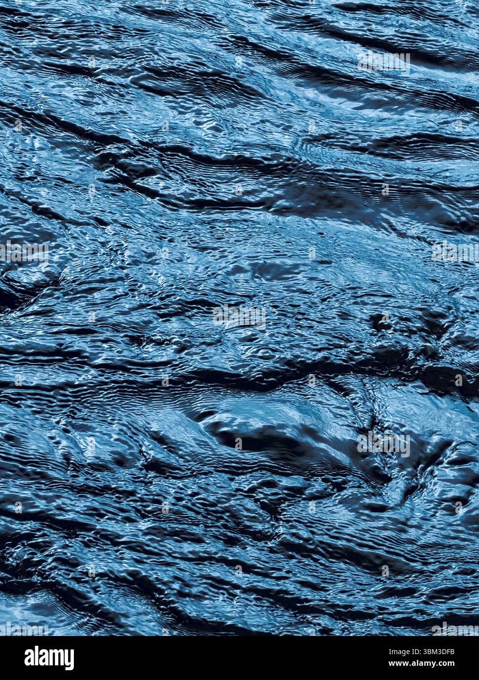 Striking backdrop of deep blue waves hi-res stock photography and ...