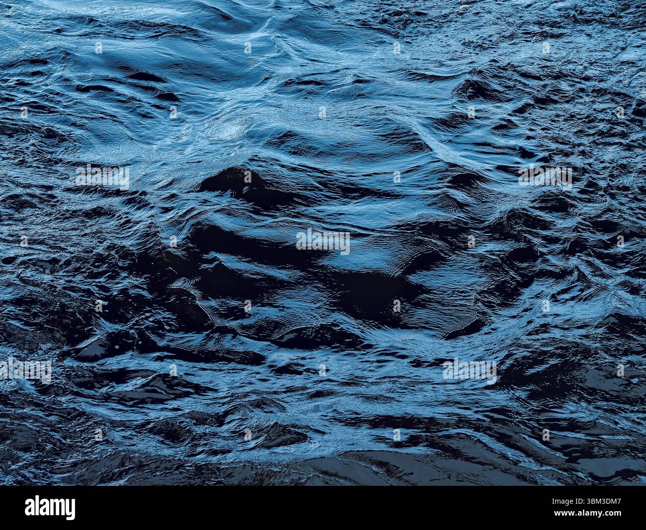 Captivating Dark Blue Water Surface with Intricate Patterns – A ...