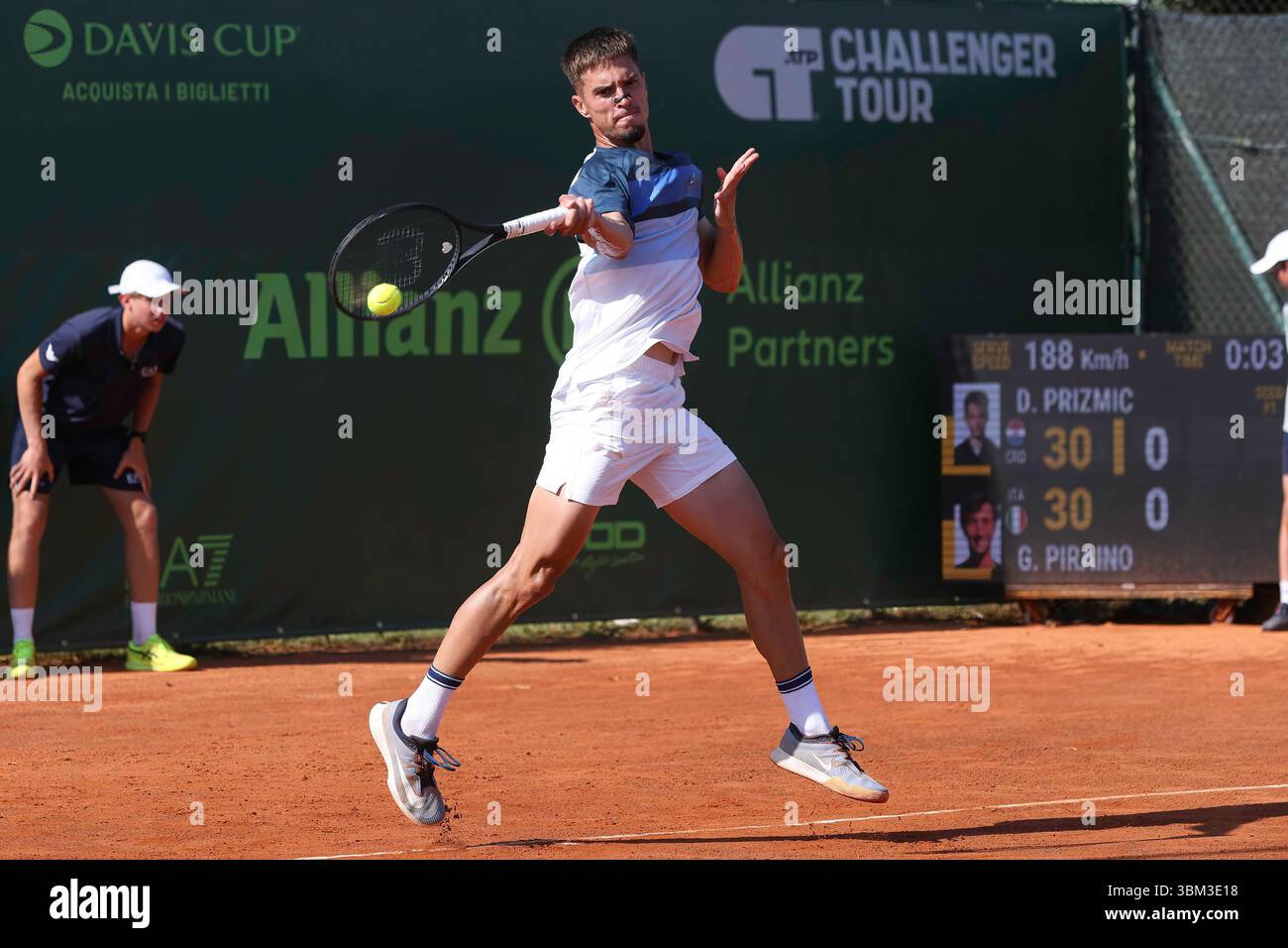 6/24/2025 Italy, Milan, 2025 06 23: Dino Prizmic forehand shot during ...