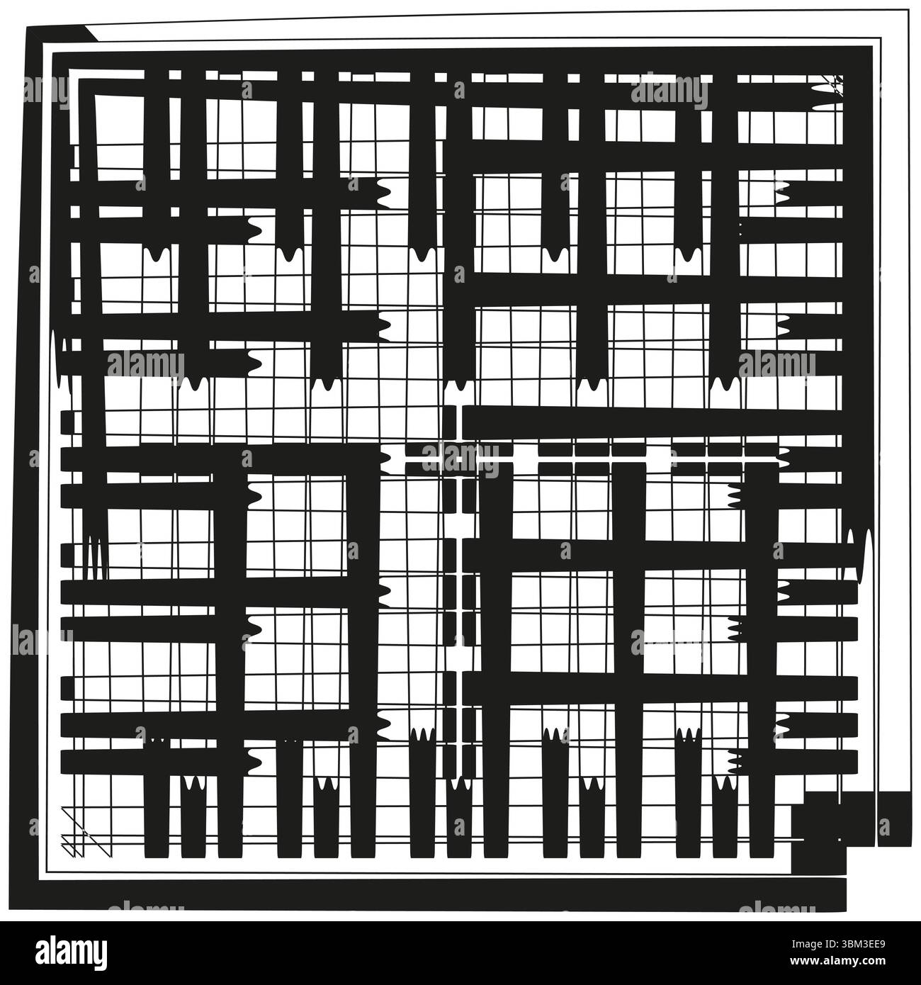 Architectural grid pattern Stock Vector Images - Alamy