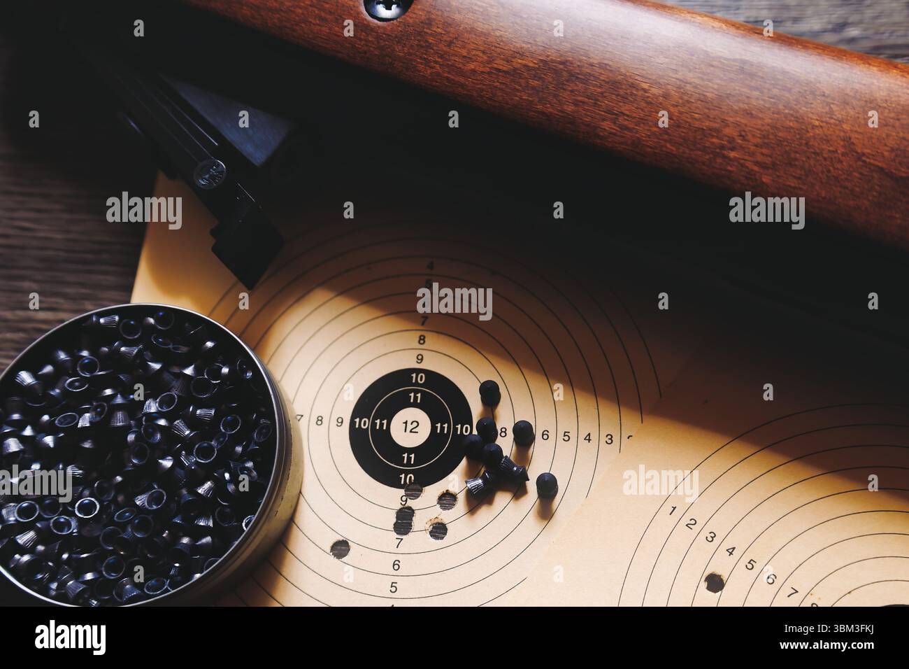Pistol trigger target close-up sport sports shooter marksman hobby ...