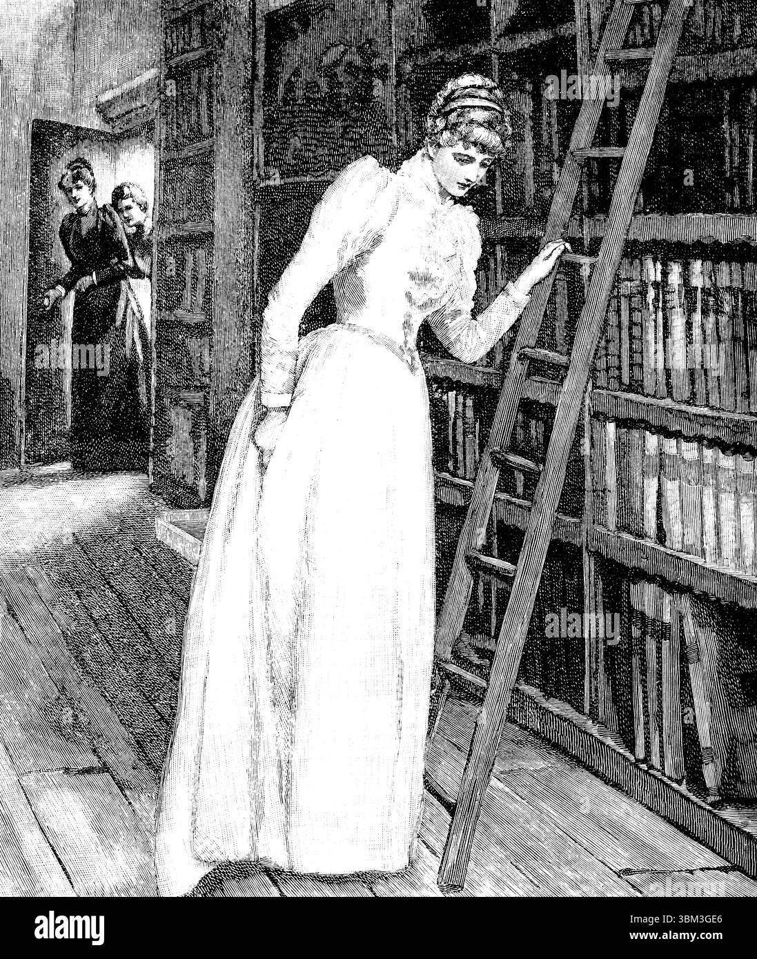 Victorian library hi-res stock photography and images - Alamy