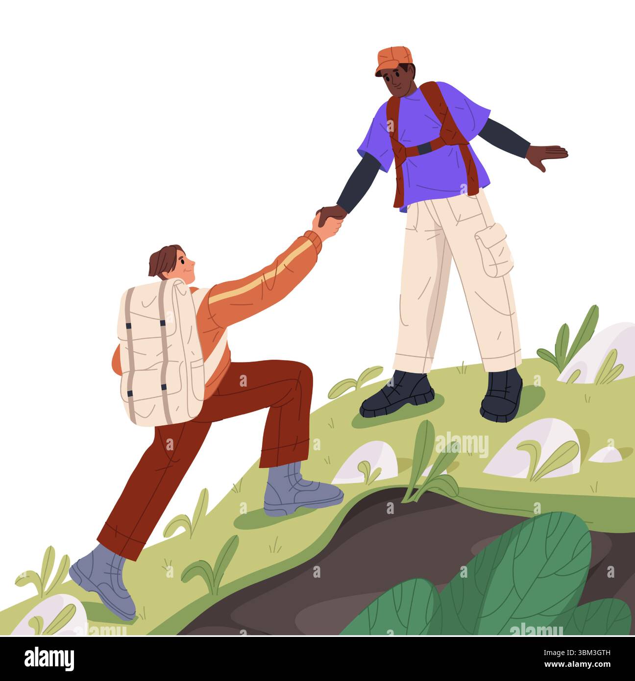 Hiker support Stock Vector Images - Alamy