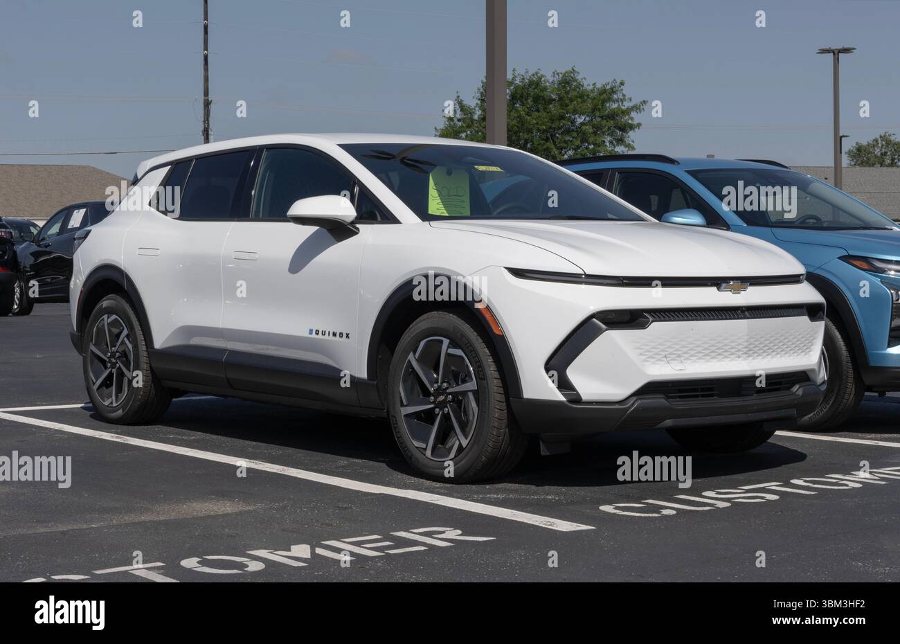 Avon - June 22, 2025: Chevrolet Equinox EV LT Electric SUV display ...
